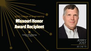 Jost recognized with Missouri Honor Award for leadership, service