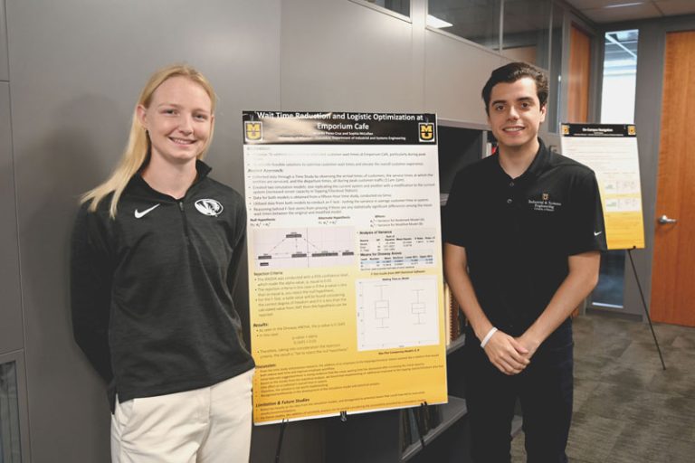 Easley takes top spot at industrial engineering research competition