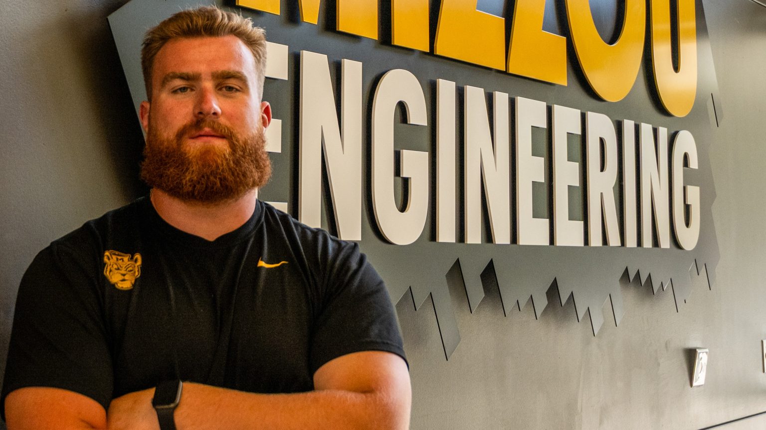 Mechanical engineering major trades stadium for construction site