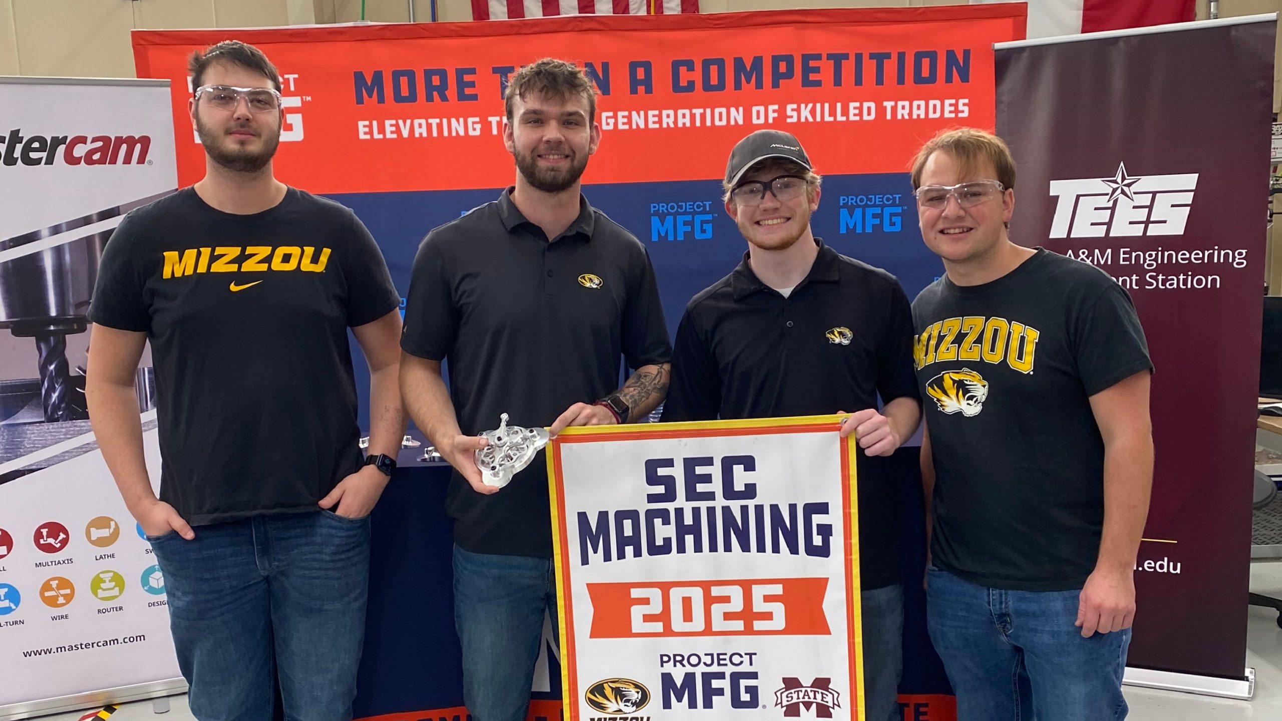 Mizzou Engineers finish second in SEC machining contest